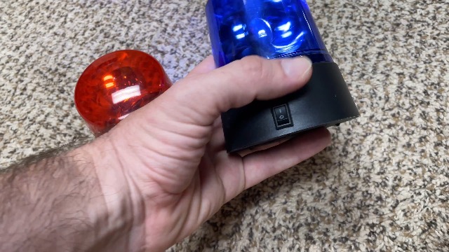 Watch LED Strobe Light Red & Blue Review on Amazon Live