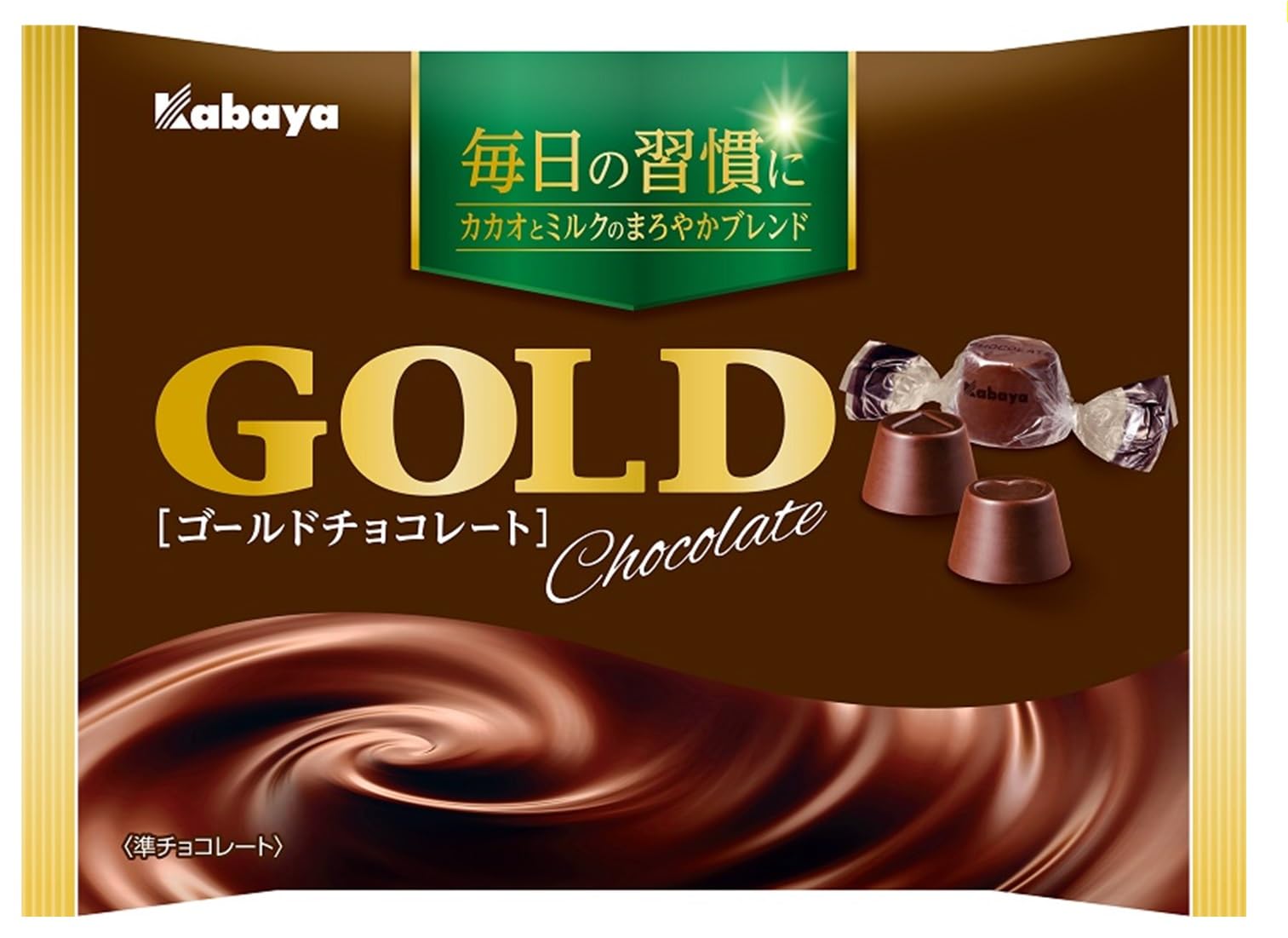 Amazon | カバヤ食品 ゴールドチョコレート 133g×4袋 | カバヤ食品 | 板チョコ・チョコバー 通販