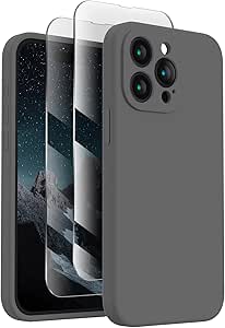 Amazon.com: FireNova Designed for iPhone 15 Pro Case, Silicone Upgraded [Camera Protection ...