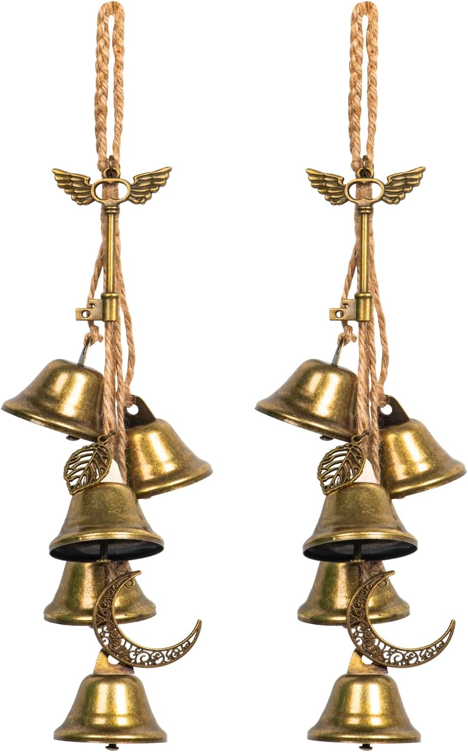 Amazon.com: Ausicfen 2 Pieces Witch Bells Protection for Door Knob ...