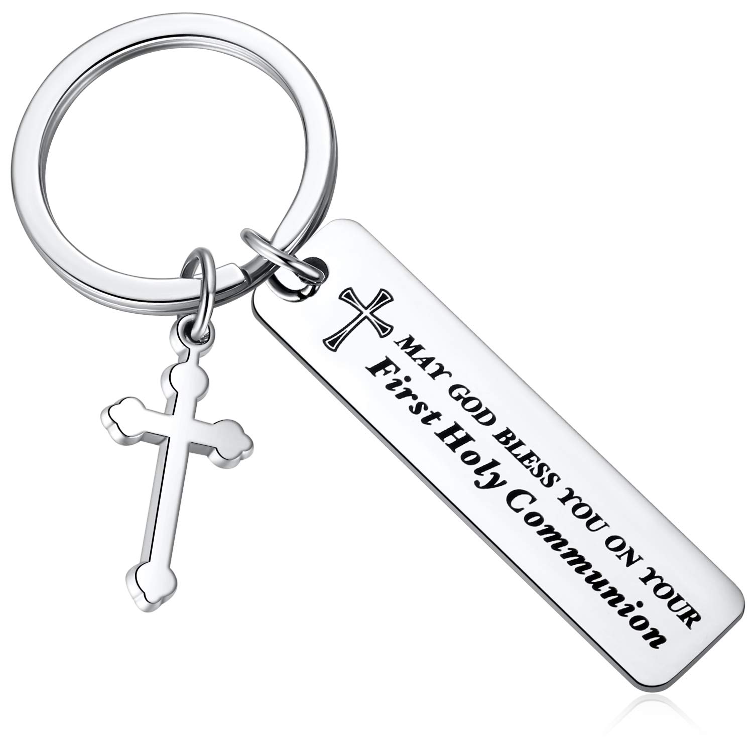 Buy First Communion Keychain 1st Communion Gift May God Bless You on ...