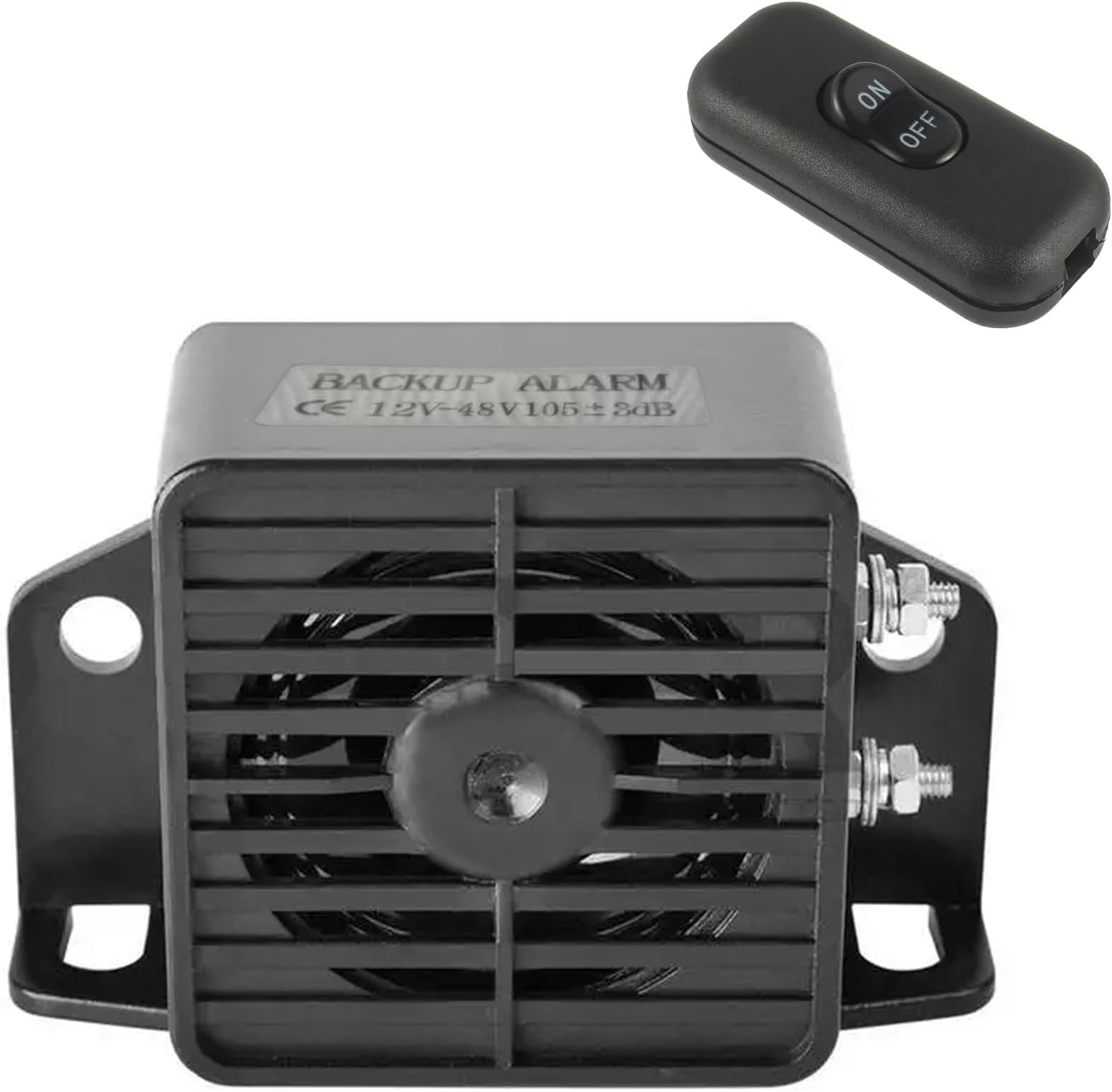 Amazon.com: LINGYAO Backup Alarm 12V-48V DC Waterproof 107dB Super Loud ...