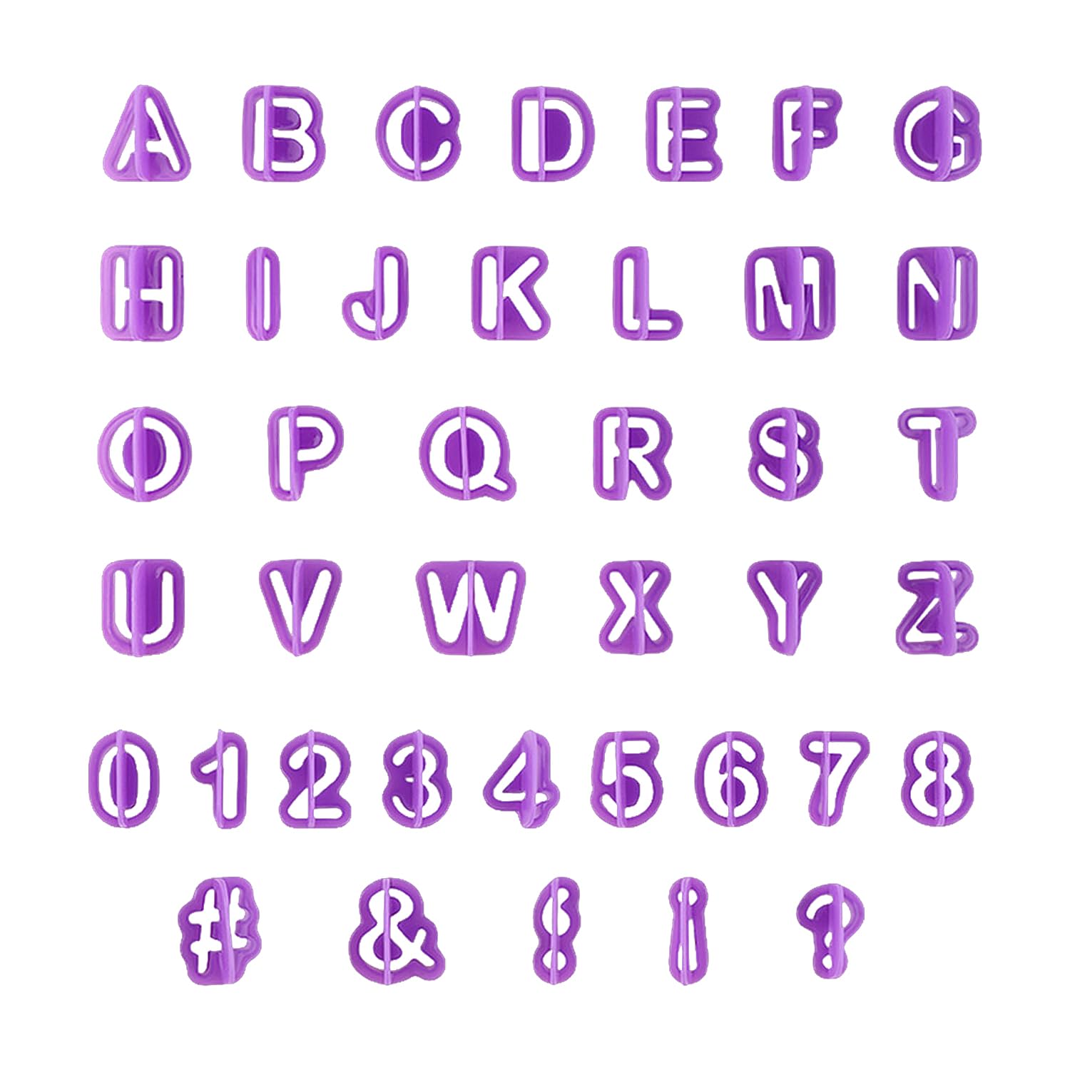 40 Pieces Fondant Alphabet Cutter, Fondant Cutter, Alphabet Fondant ...