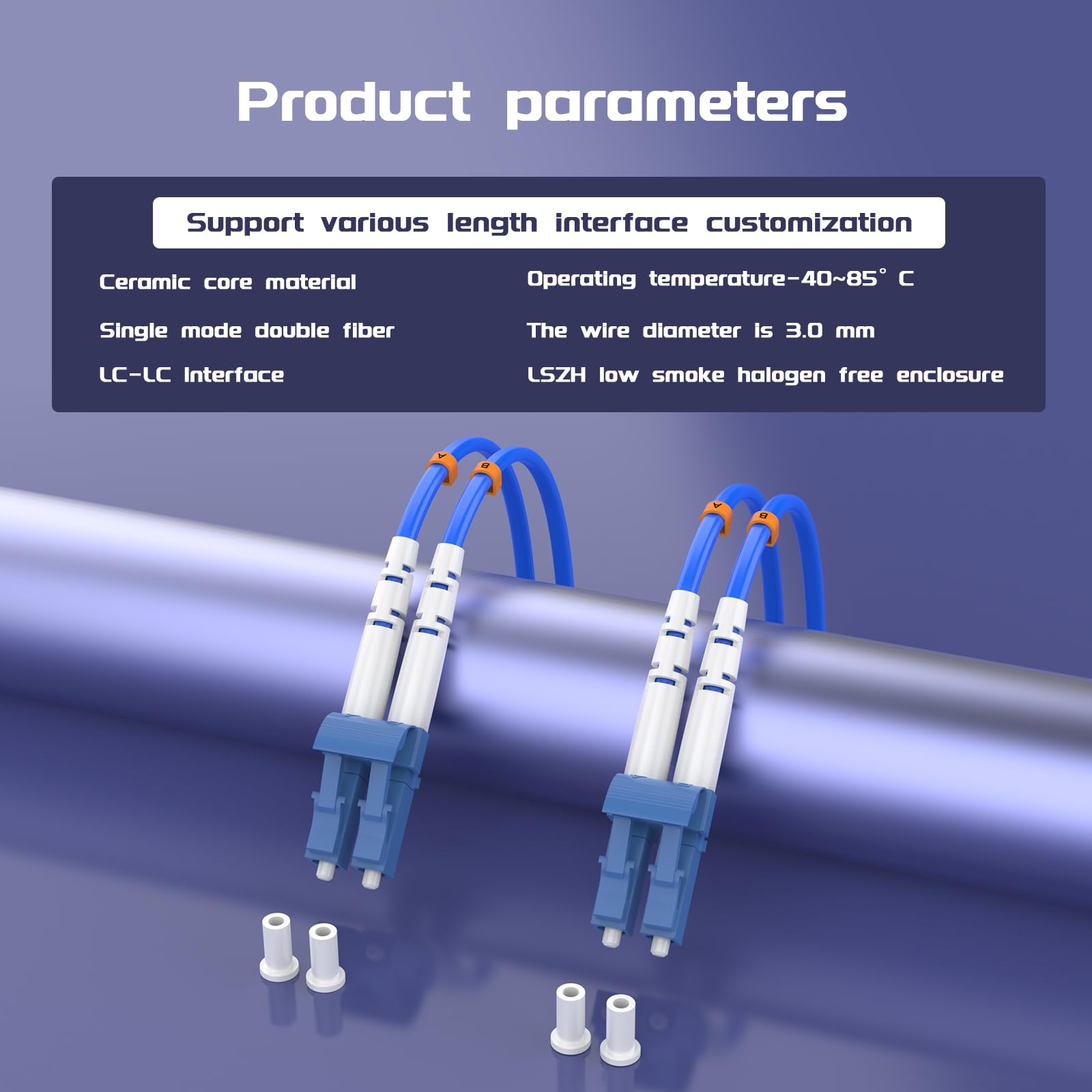Snapklik.com : 6Meters, LC To LC, Armored Single Mode Duplex Fiber ...