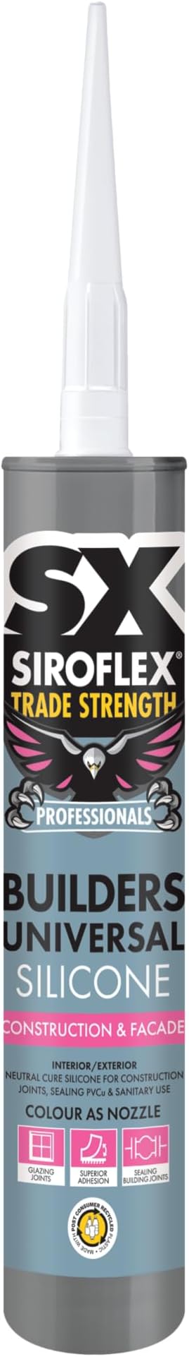 SX Clear Premium Building Silicone - Low Modulus - Neutral Curing ...