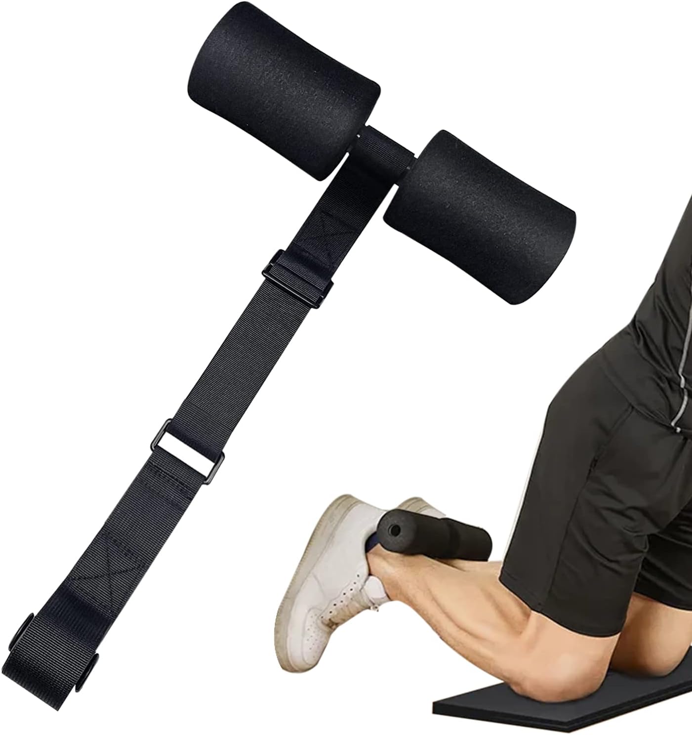 Adjustable Nordic Hamstring Curl Strap, hamstring curl strap,Portable ...