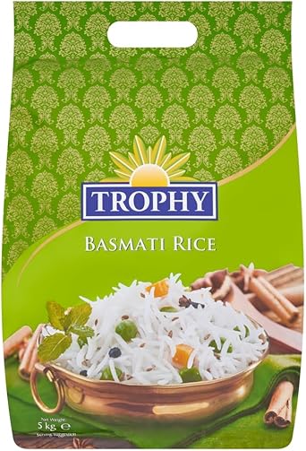 Trophy Basmati Rice 5kg : Amazon.co.uk: Grocery
