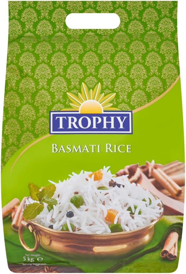 Trophy Basmati Rice 5kg : Amazon.co.uk: Grocery