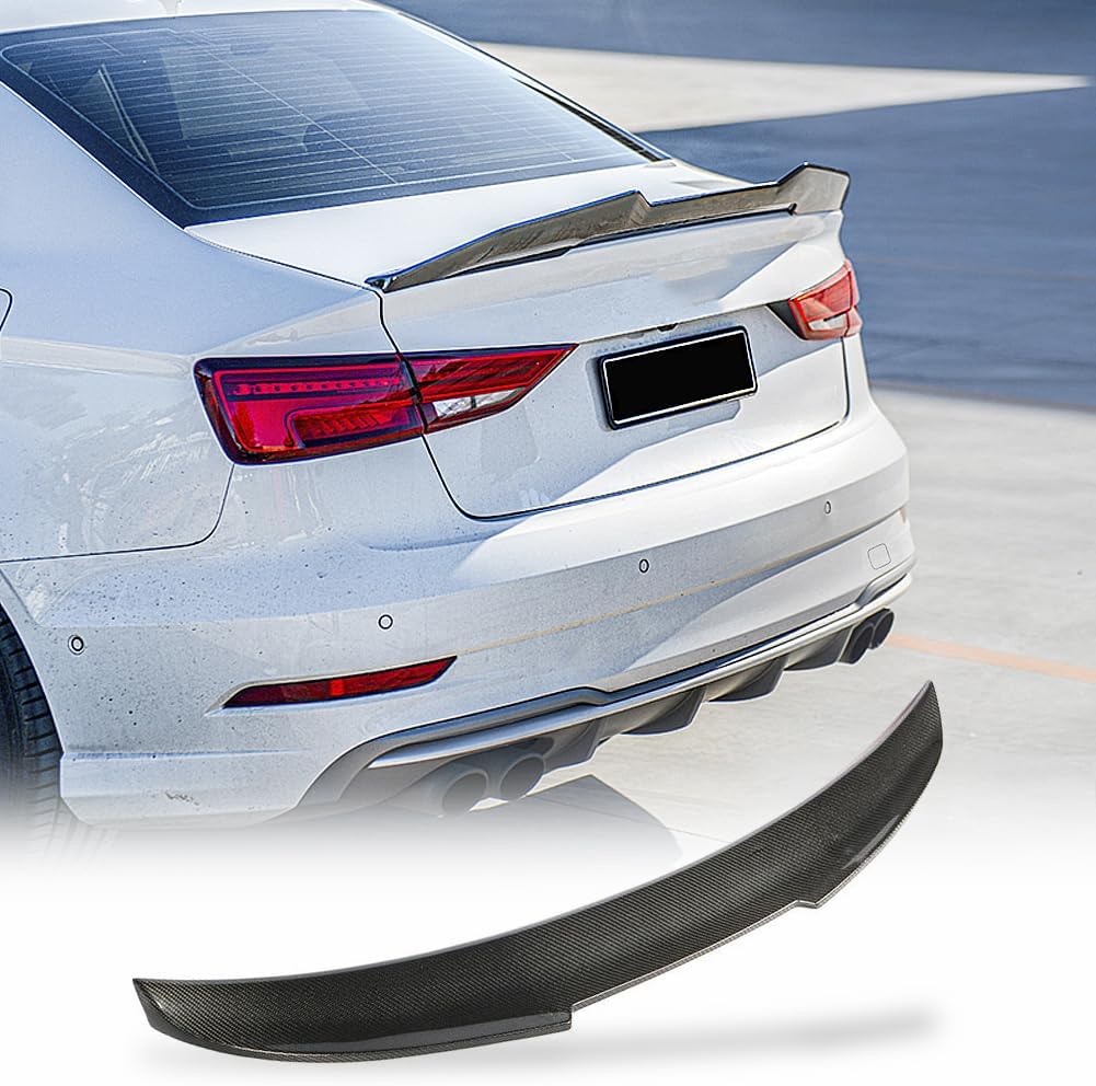 Amazon.com: MUCO Trunk Lid Rear Spoiler for 14-20 A-UDI A3 8V Base ...