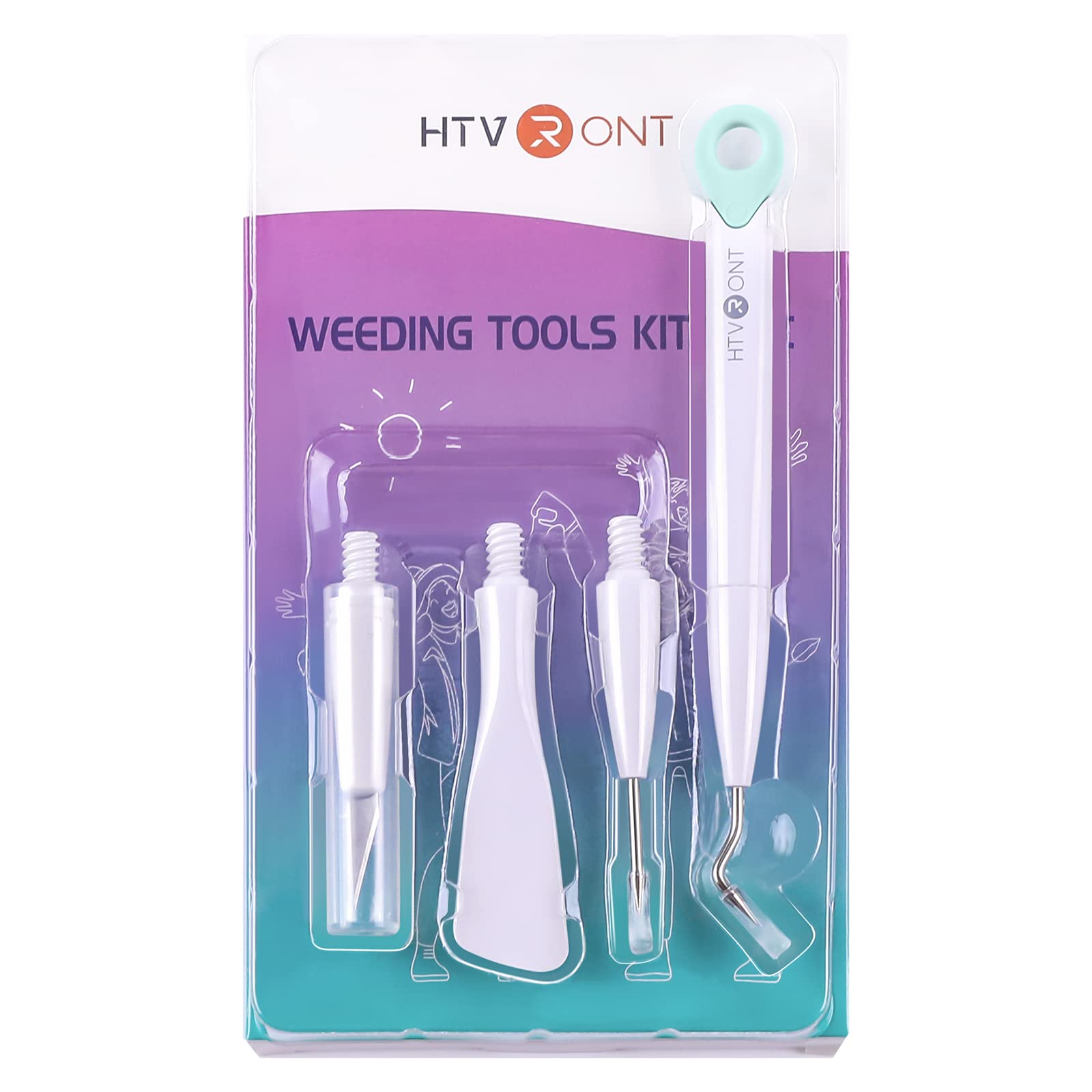 Htvront Weeding Tools For Vinyl 4 Piece Craft Weeding Basic ...