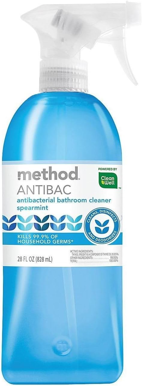 Amazon.com: Method Antibac Antibacterial Bathroom Spray, Spearmint ...