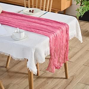 Amazon.com: XTMHJT Cheese Cloth Doilies 35-inch Boho Gauze Doilies 118 ...