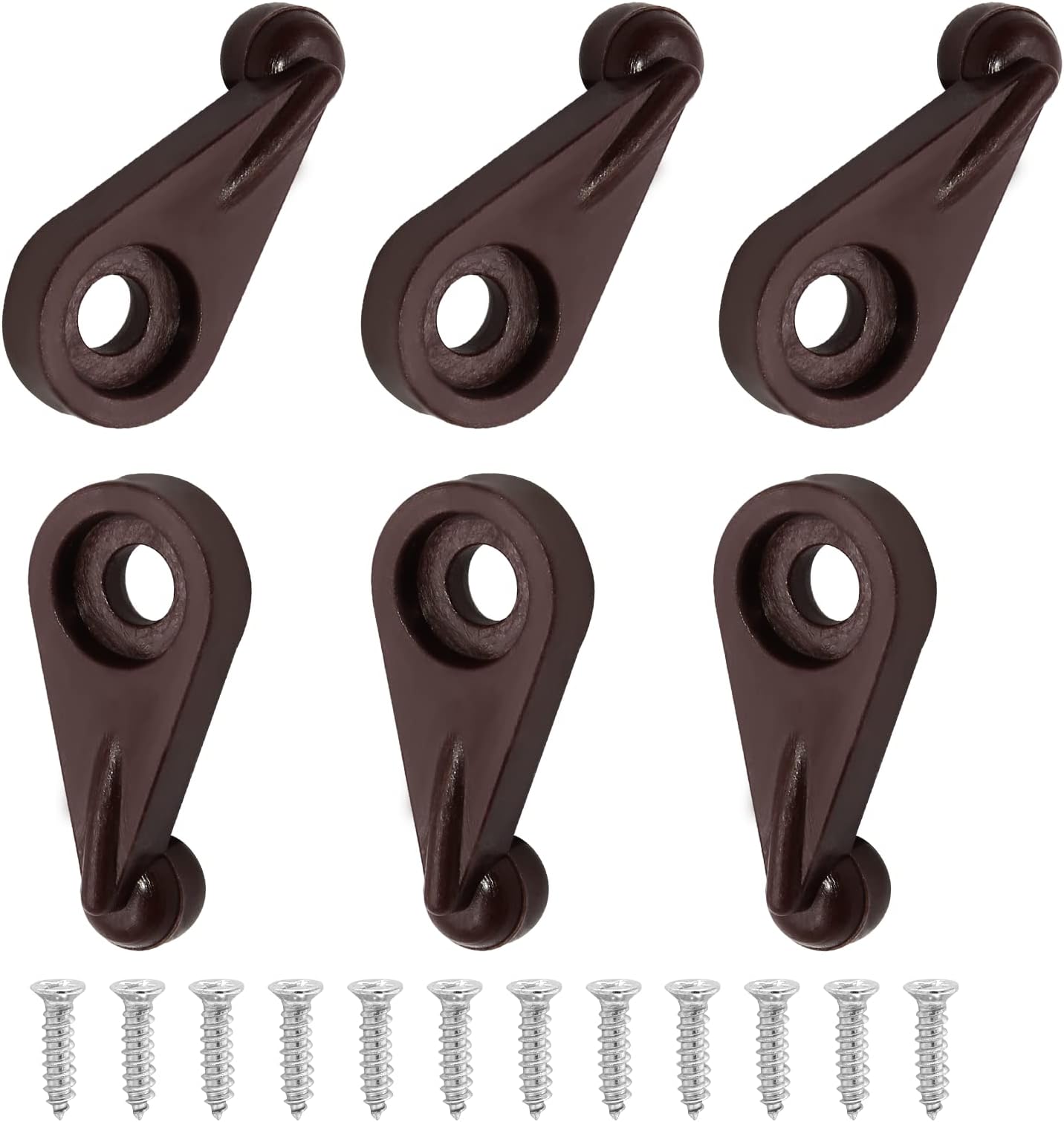 Jiozermi 60 Pcs Glass Window Retainer Clips Kit, Transparent Mirror ...