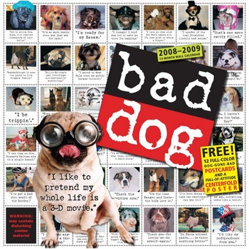 Bad Dog Wall Calendar 2009: Workman Publishing: 9780761149255: Amazon ...