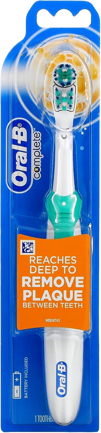 Amazon.com: Oral-B Complete Battery Toothbrush, 1-Count - Colors May ...