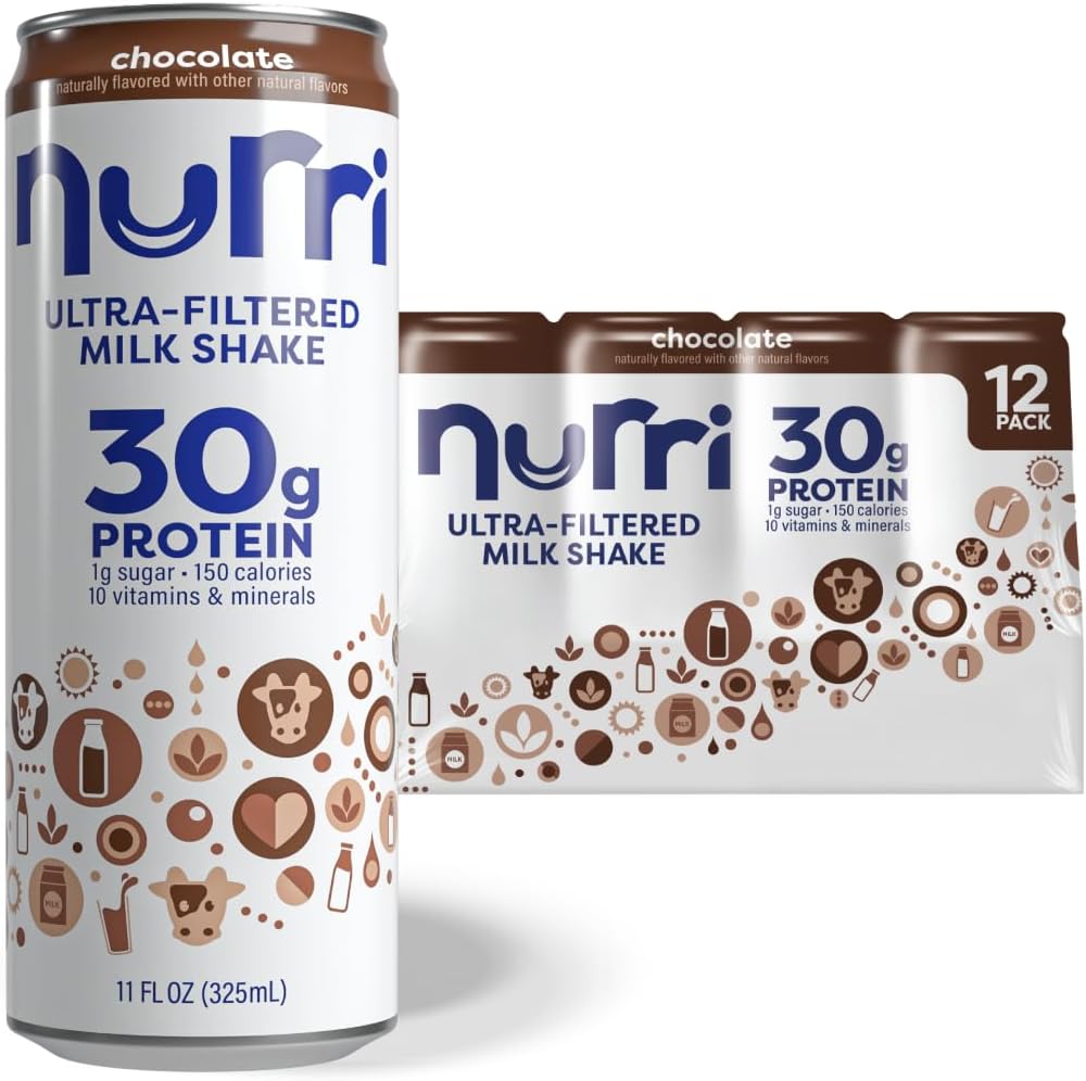 Amazon.com: Nurri - 30g Protein Ultra Filtered Milk Shake – Chocolate ...