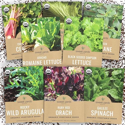 Amazon.com : Container Garden Vegetable and Herb Seeds Organic Variety ...