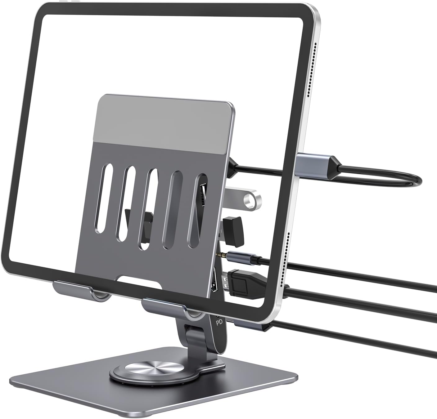 Amazon.com: DOLASEV 7-in-1 USB C Hub Stand, Tablet iPad Docking Station ...