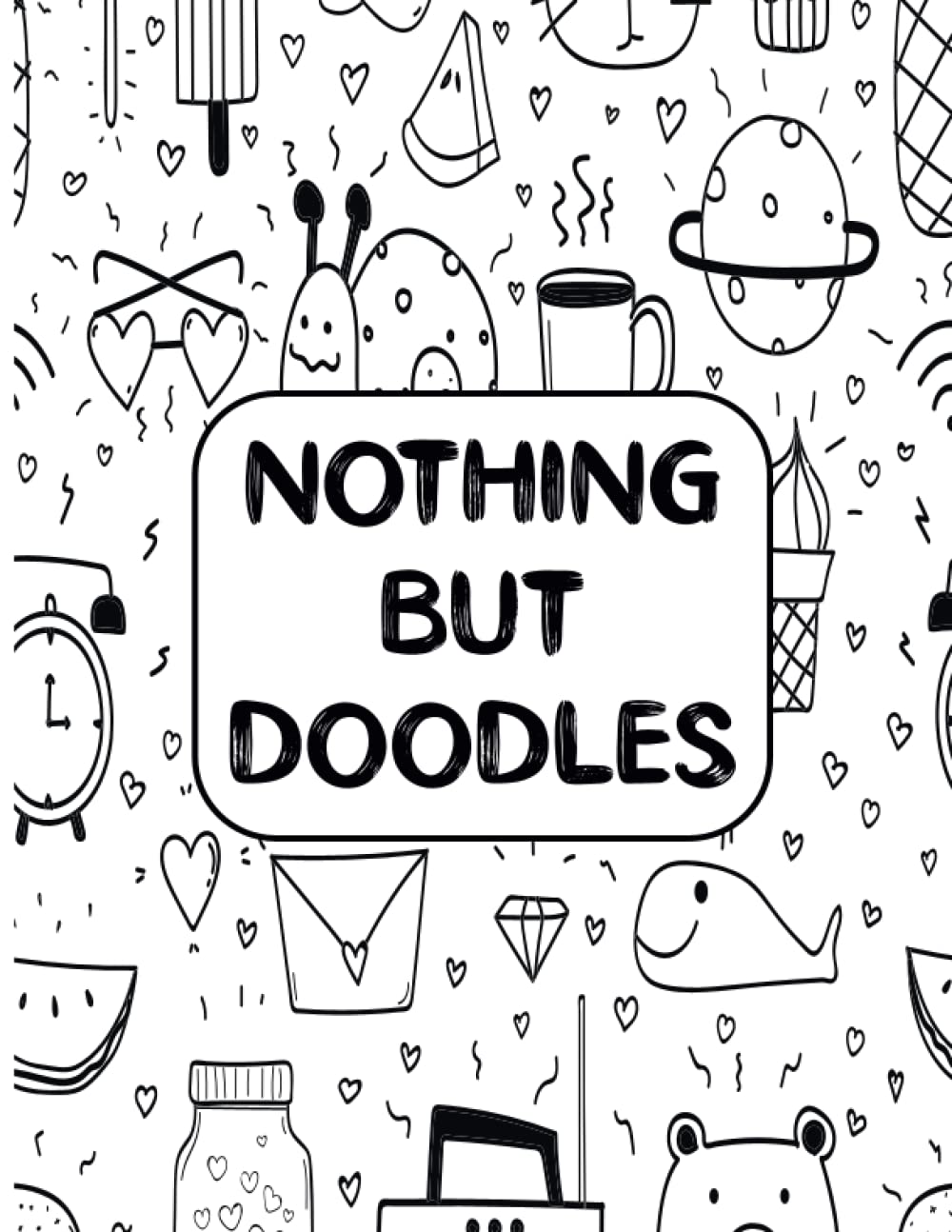 Amazon.com: Doodle pad: jumbo blank pages for doodling , doodles pad ...