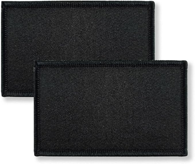 Amazon.com: Overdecor Solid Black Flag Patch Plain Black Tactical Patch ...