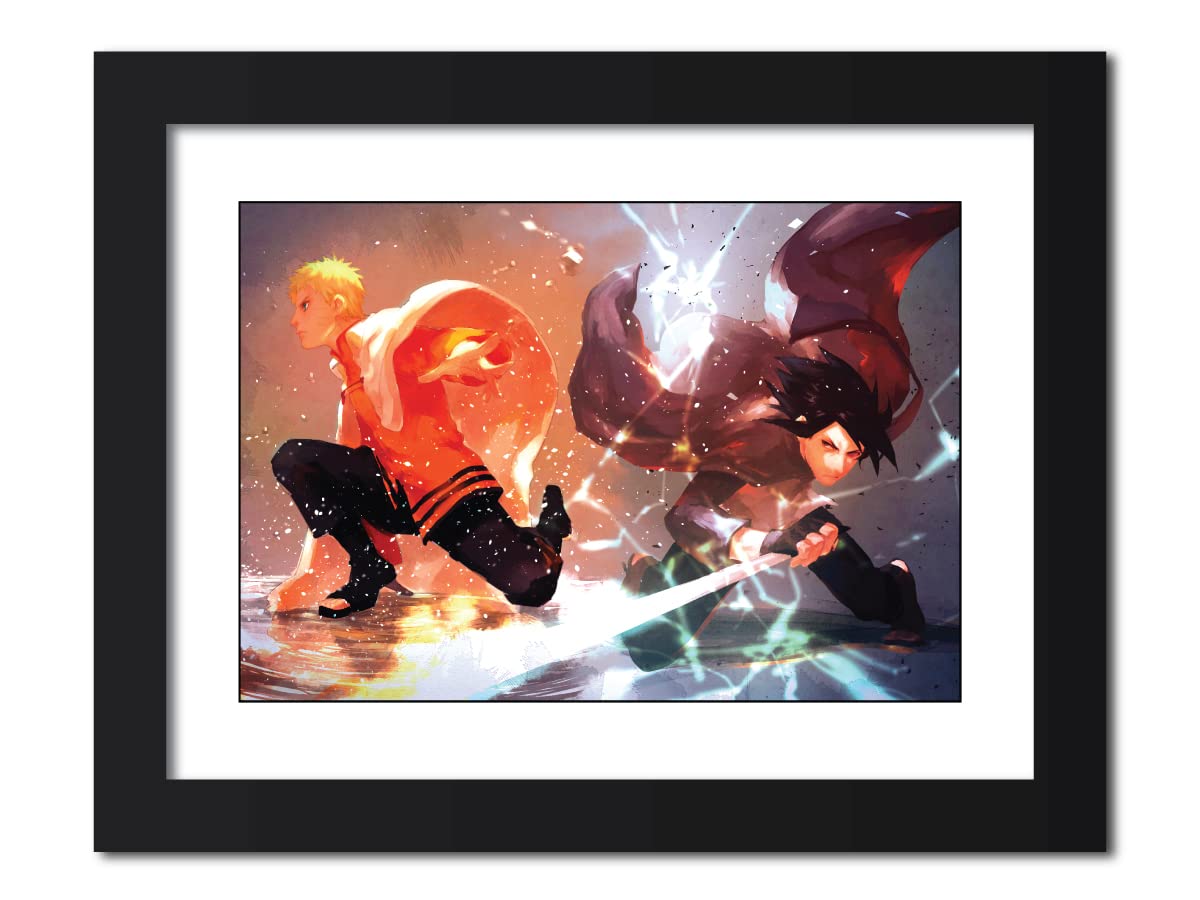 Buy TenorArts Naruto Uzumaki and Sasuke Uchiha Boruto Laminated Framed ...