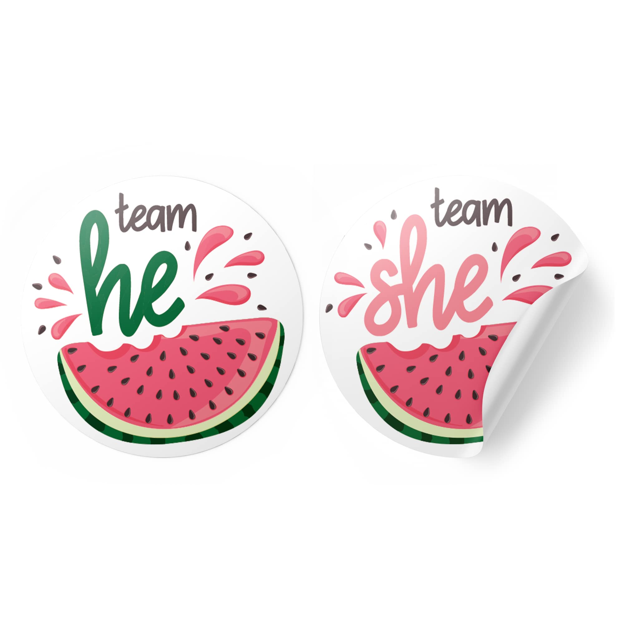 Amazon.com: Watermelon Gender Reveal Party - Team He or Team She ...