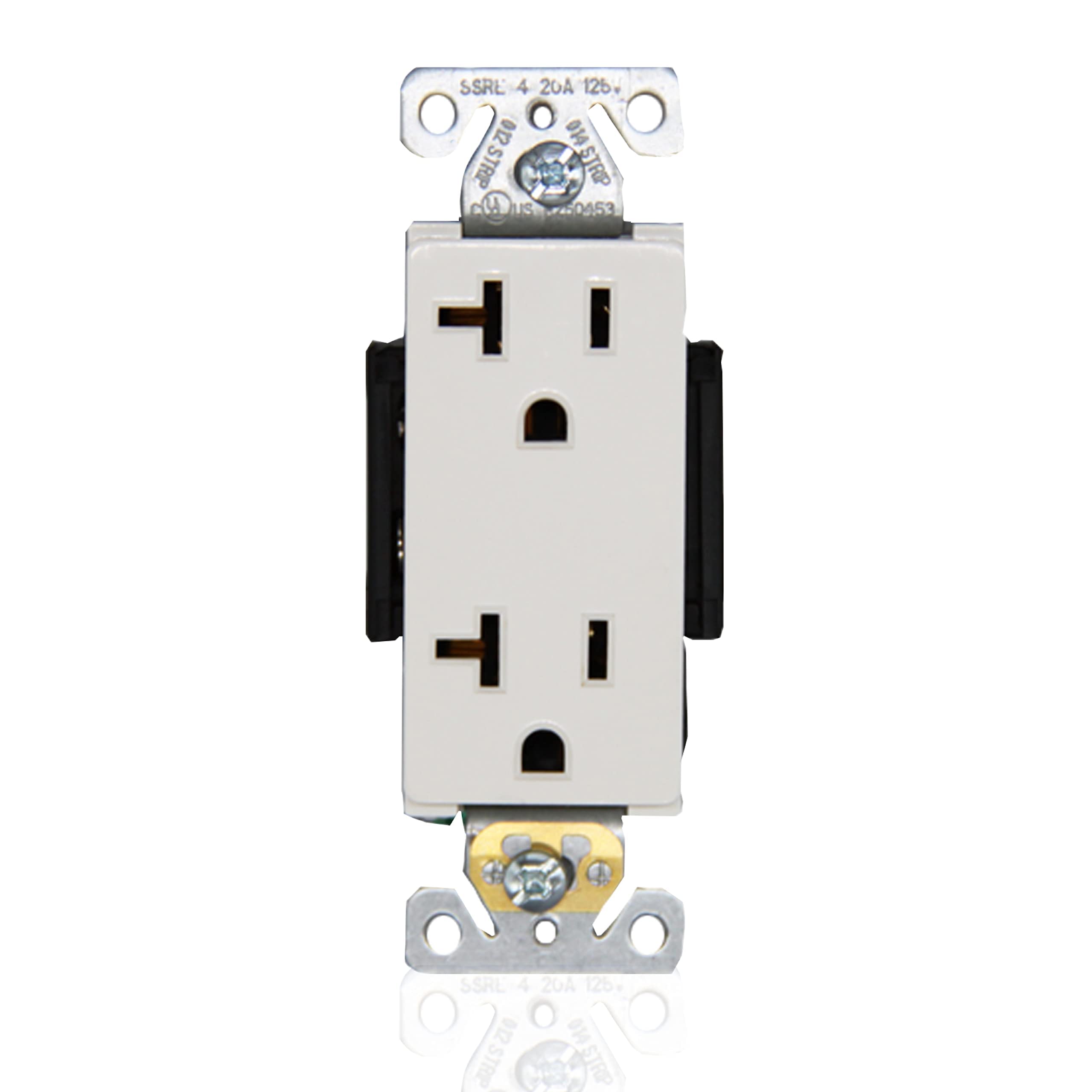 Snapklik.com : 10-Pack Duplex Receptacle Outlet, Non-Tamper-Resistant 3 ...