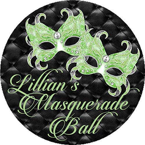 Amazon.com: Masquerade Birthday Party Favor Stickers, Masquerade Ball ...