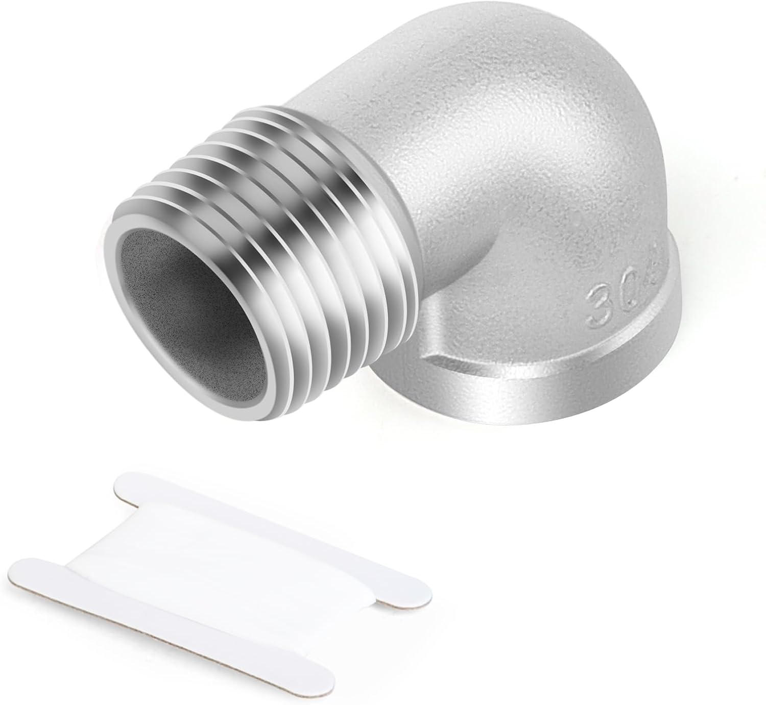 Amazon.com: TAISHER 1PCS 304 Stainless Steel 90 Degree elbow,2-1/2" NPT Male Pipe to 2-1/2" NPT ...