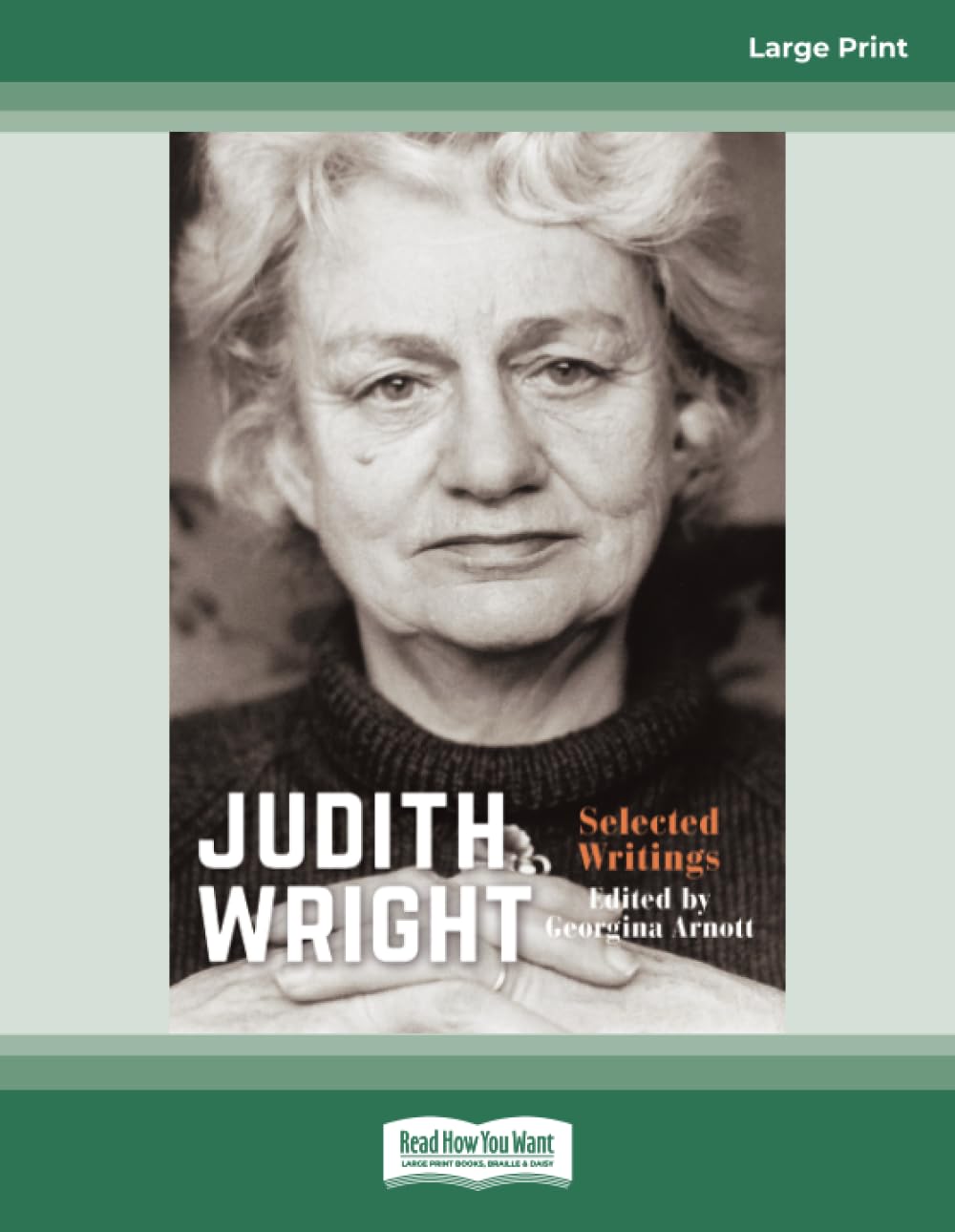 Amazon.com: Judith Wright: Selected Writings: 9780369384744: Arnott ...