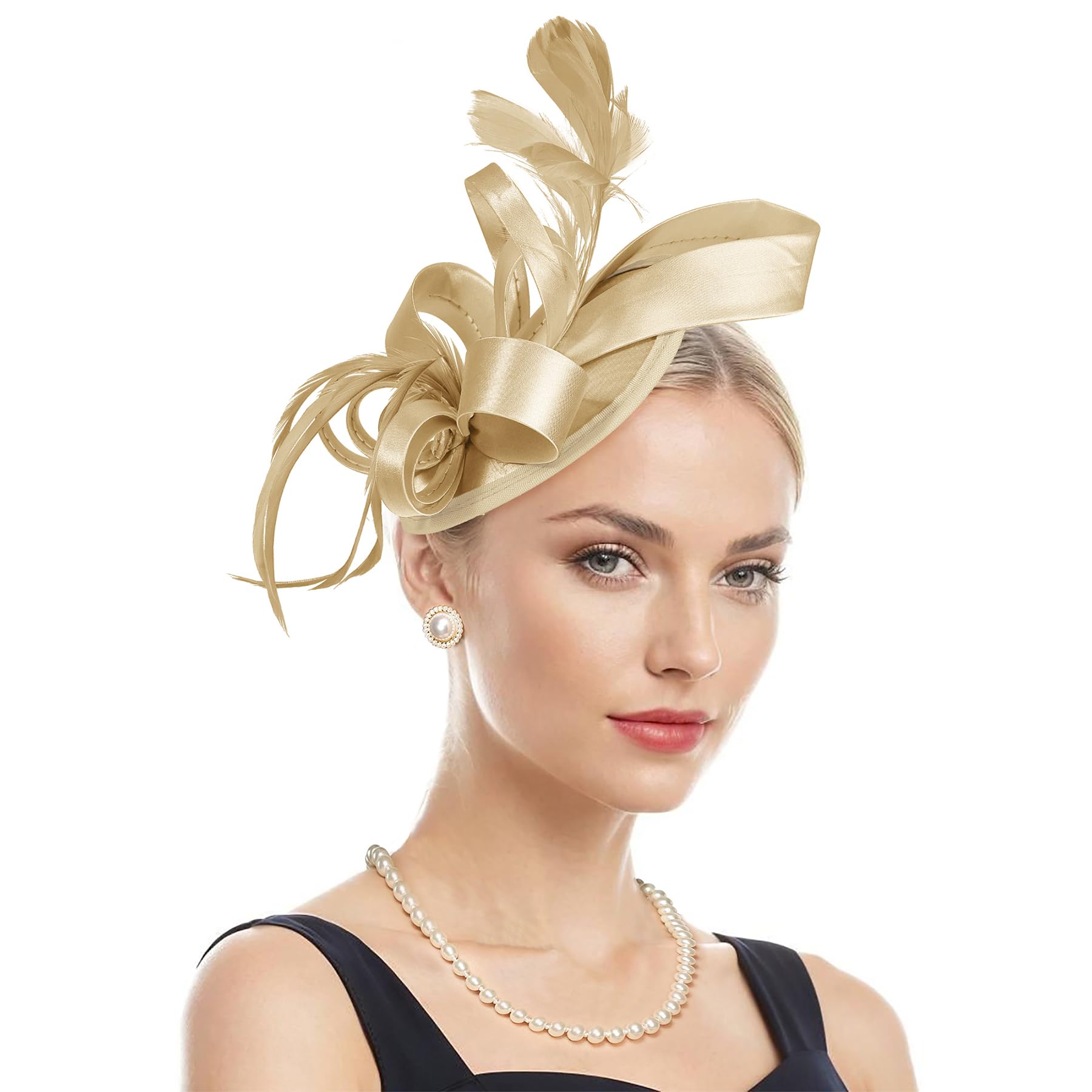 Snapklik.com : Fascinators Hats For Women Tea Party Hat Ribbons ...