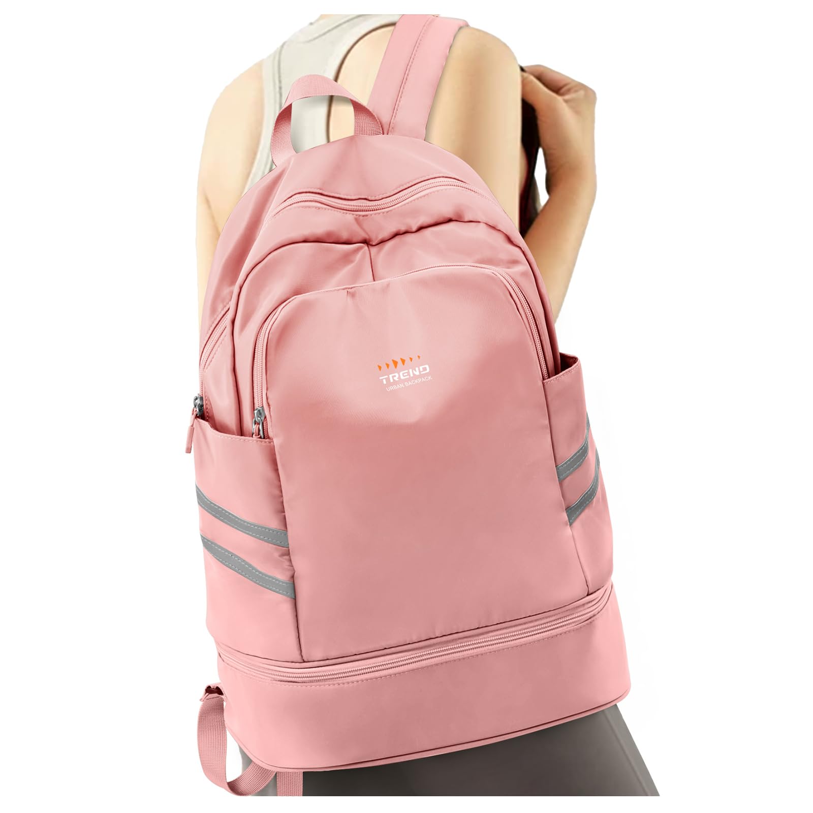 Amazon.com | Gym Backpack for Women with Shoes Compartment & Wet Pocket ...