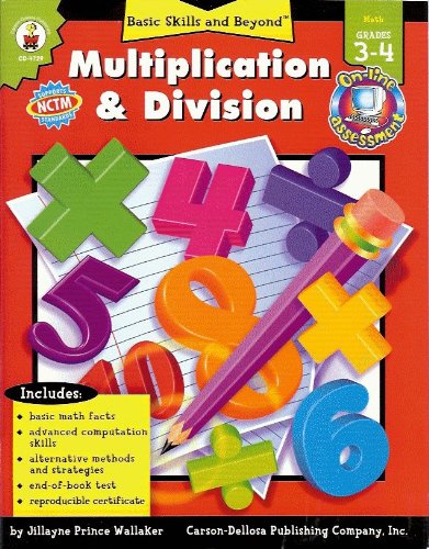 Amazon.com: Multiplication & Division: Grade Level 3-4 (Basic Skills ...