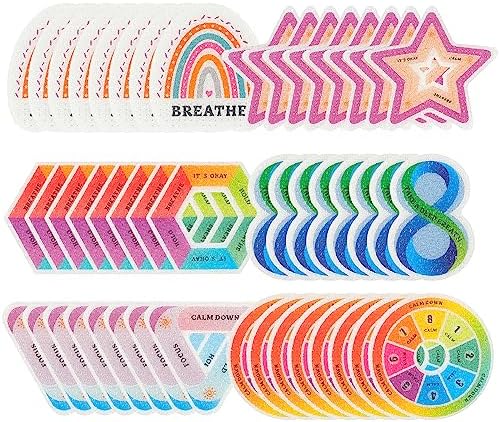Amazon.com: 48PCS Anxiety Sensory Stickers, 6 Styles Textured Stickers ...