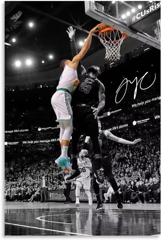Amazon.com: Jayson Tatum Dunk Basketball Poster unframed 12x18inch ...