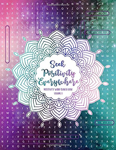 Buy Seek Positivity Everywhere Positivity Word Search Book: Gratitude ...