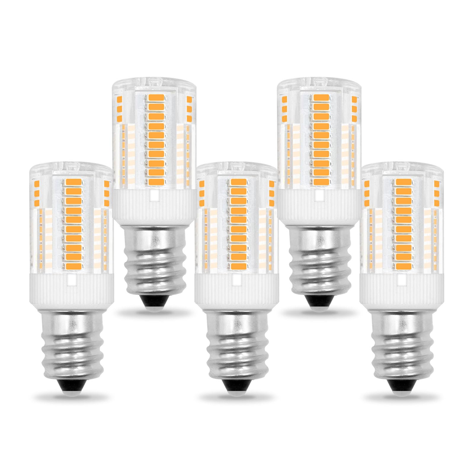 TZHILAN Led 2W E12 Candelabra Bulb 12V Warm White 3000K Chandelier ...