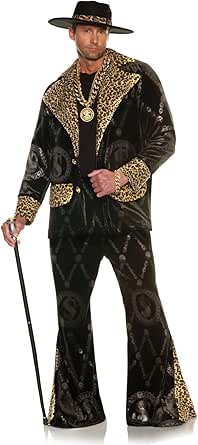 Amazon.com: UNDERWRAPS Mens Pimp Costume Suit - Pimp Adult Halloween ...