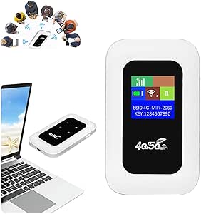 Amazon.com: 4G LTE Mobile WiFi Router 4G LTE Router with SIM Card Slot ...