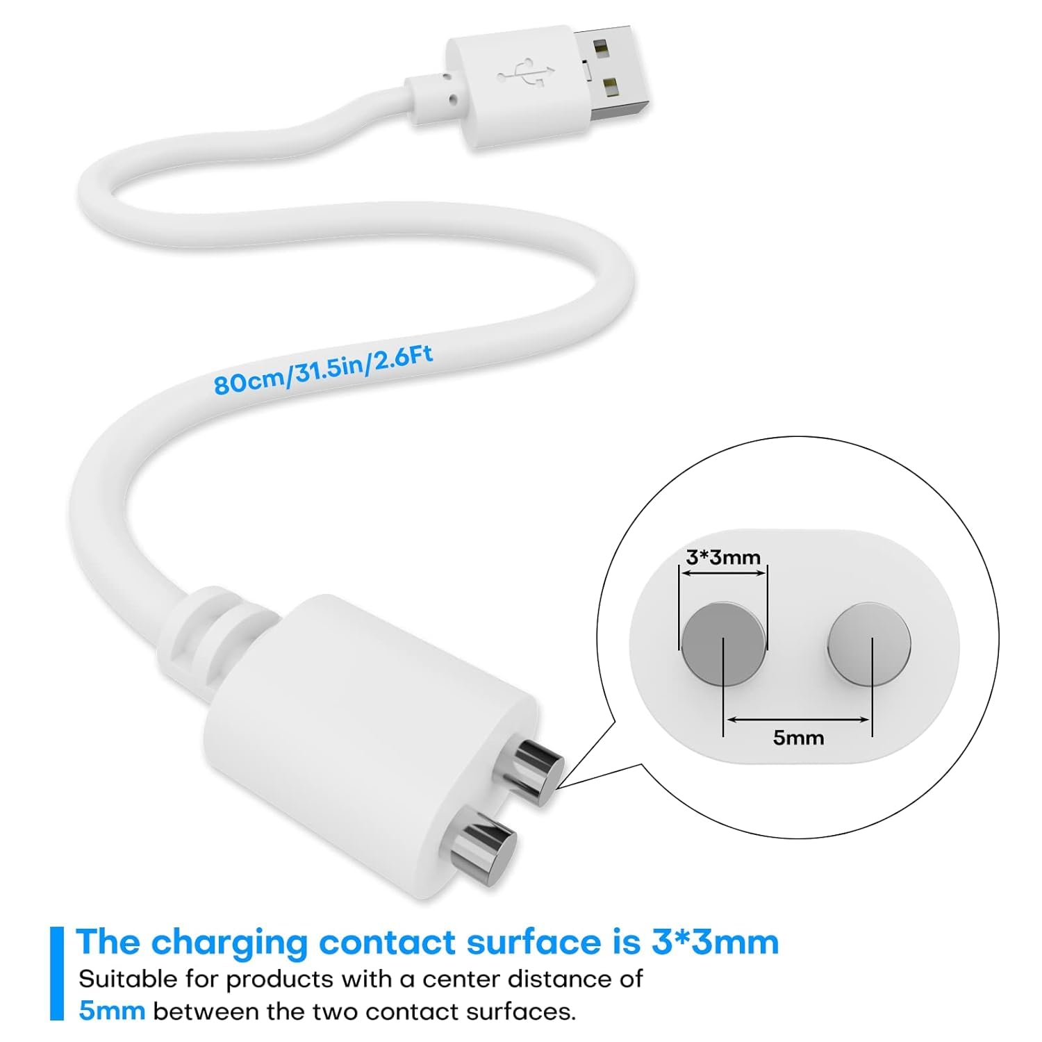 Snapklik.com : Charging Cable Fast Magnetic Charging Replacement Cable ...
