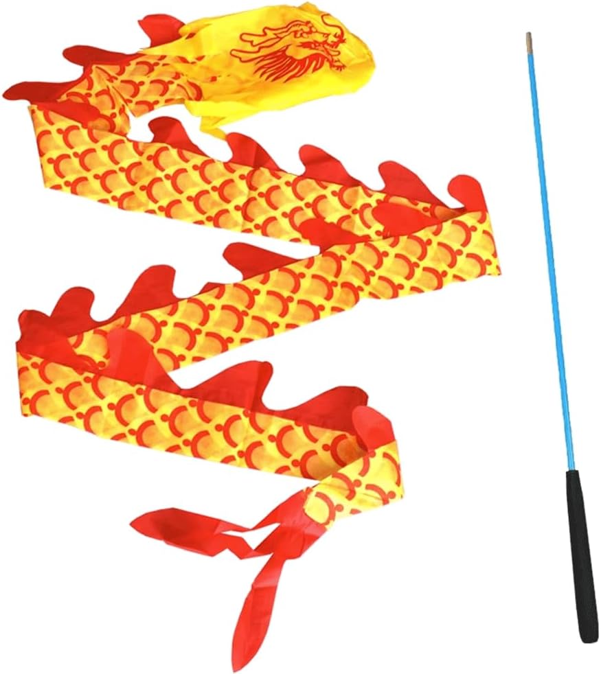 Amazon.com: Mashup Handheld Dragon Dance Streamer Kids Square Fitness ...