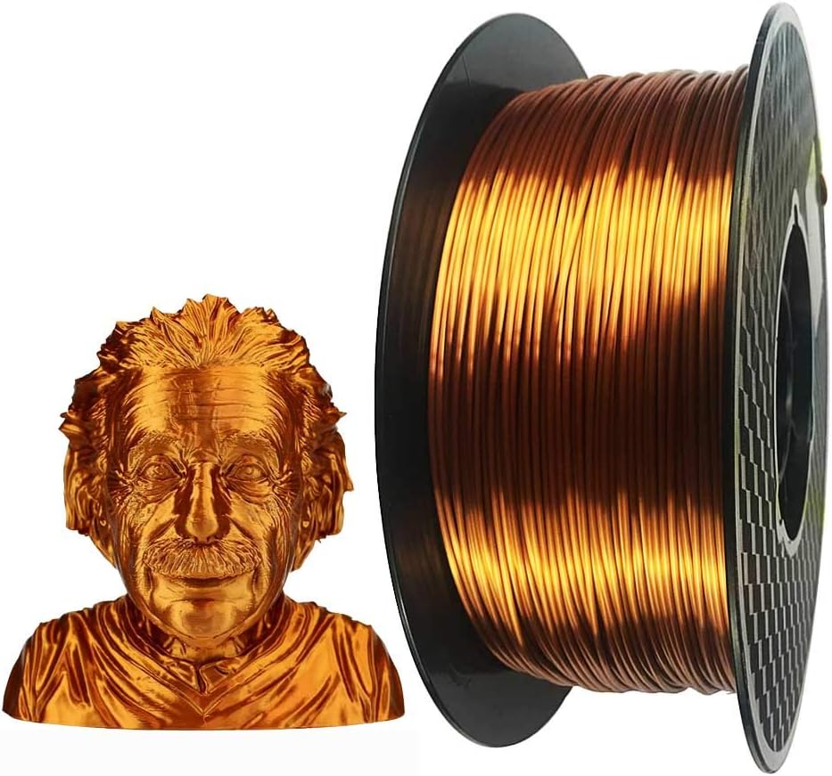 3D Printer Gold PLA Filament 1.75 mm 500g Silk Shiny Feeling 3D PLA ...