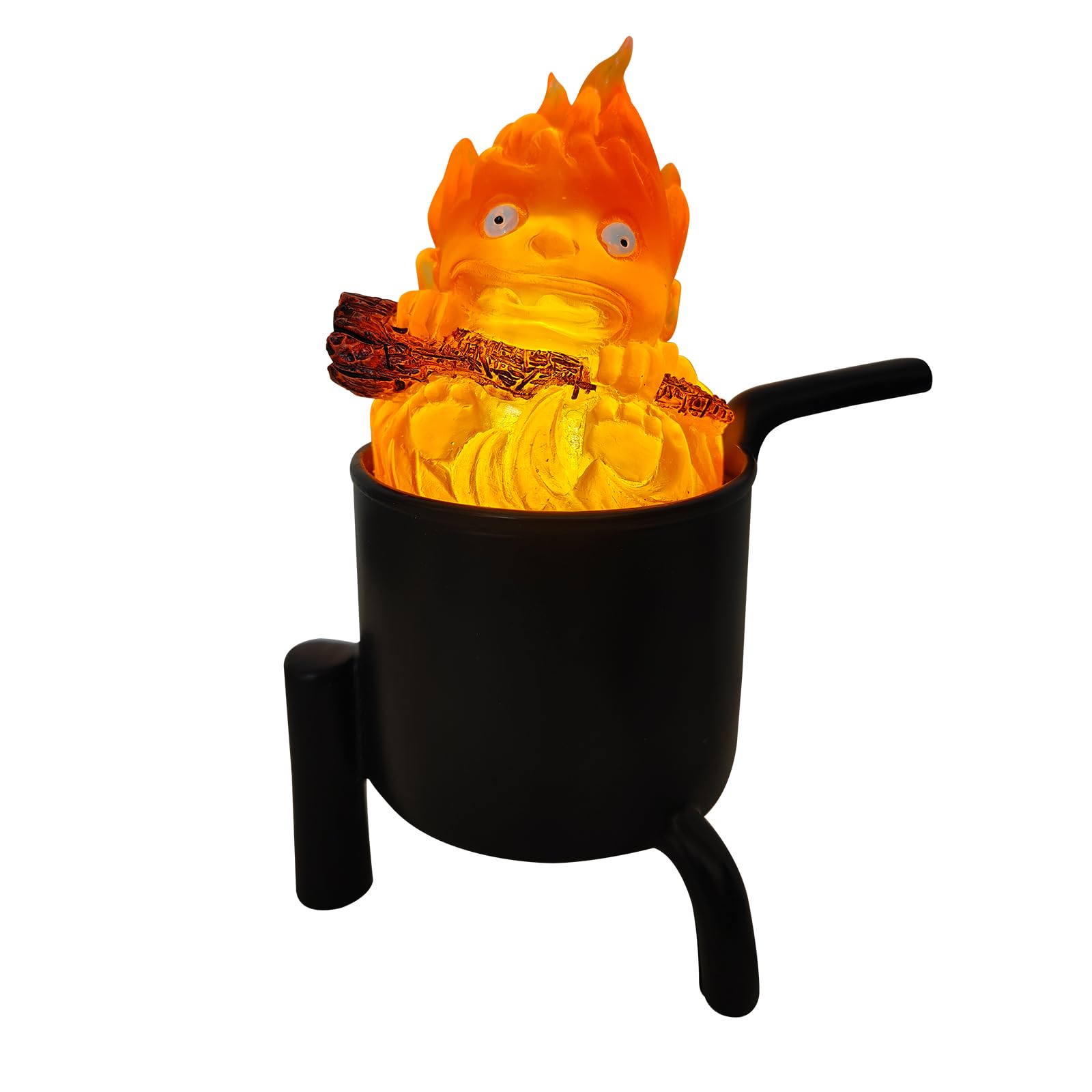 Velasko Calcifer Night Light, Desktop Cute Flame Calcifer Night Lamp ...