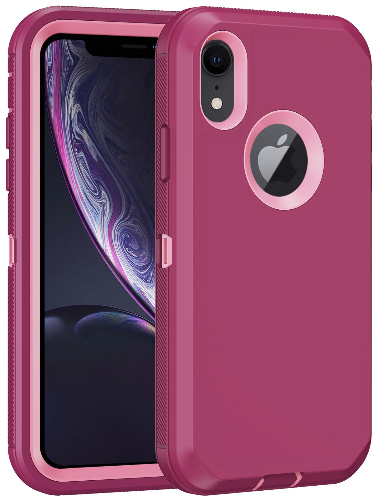 Amazon.com: Aimoll-88 for iPhone XR Case, with Built in Screen ...