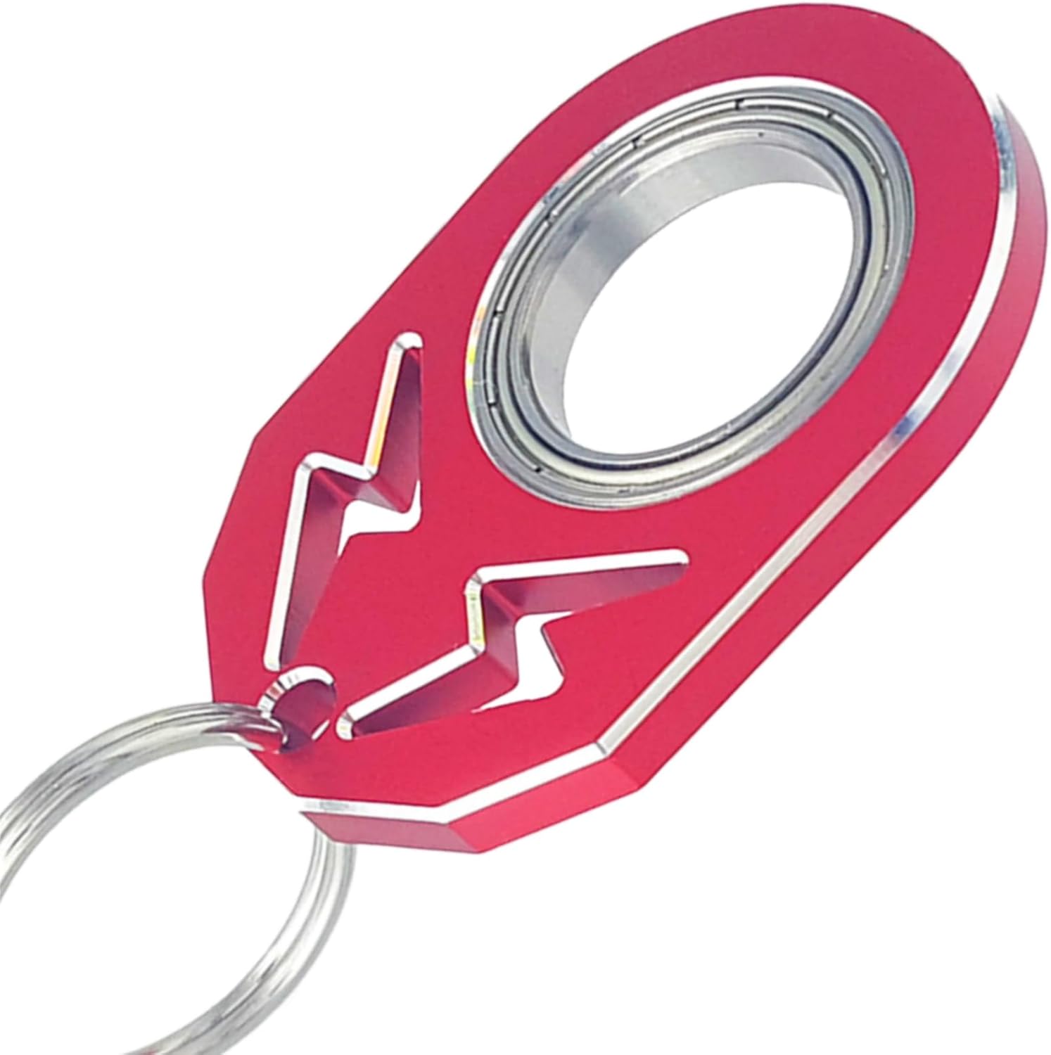 Amazon.com: YIPUKIYI Keychain Spinner Fidget Keychain Fidget Ring Metal ...