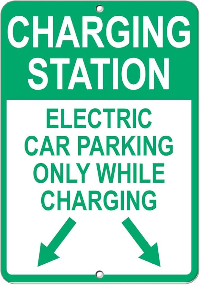 Amazon.com: electric vehicle charging station sign
