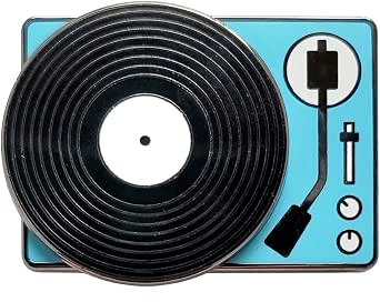 Amazon.com: Pinsanity Spinning Record Player Enamel Lapel Pin ...