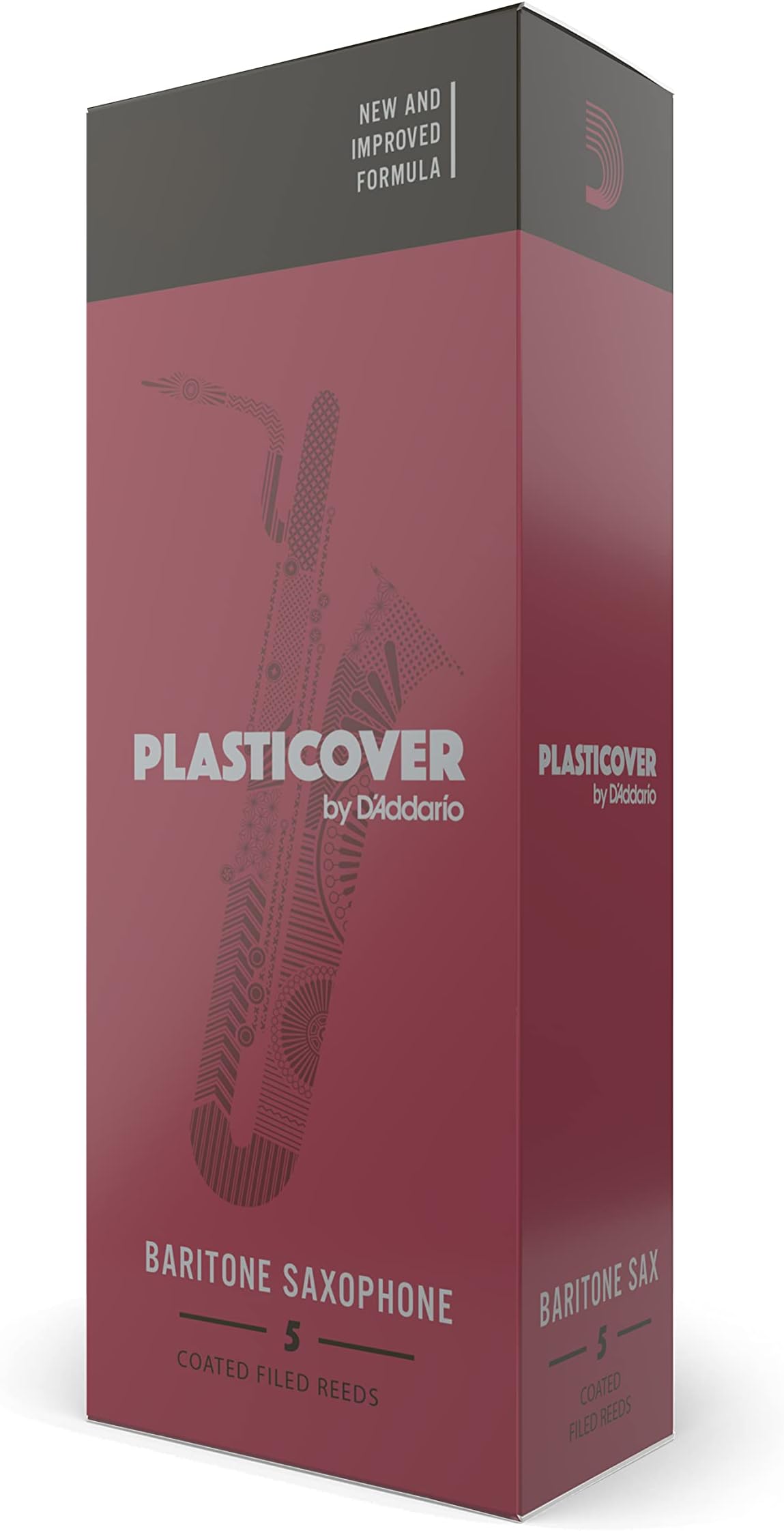 Amazon.com: Rico Plasticover Baritone Sax Reeds, Strength 2.5, 5-pack ...