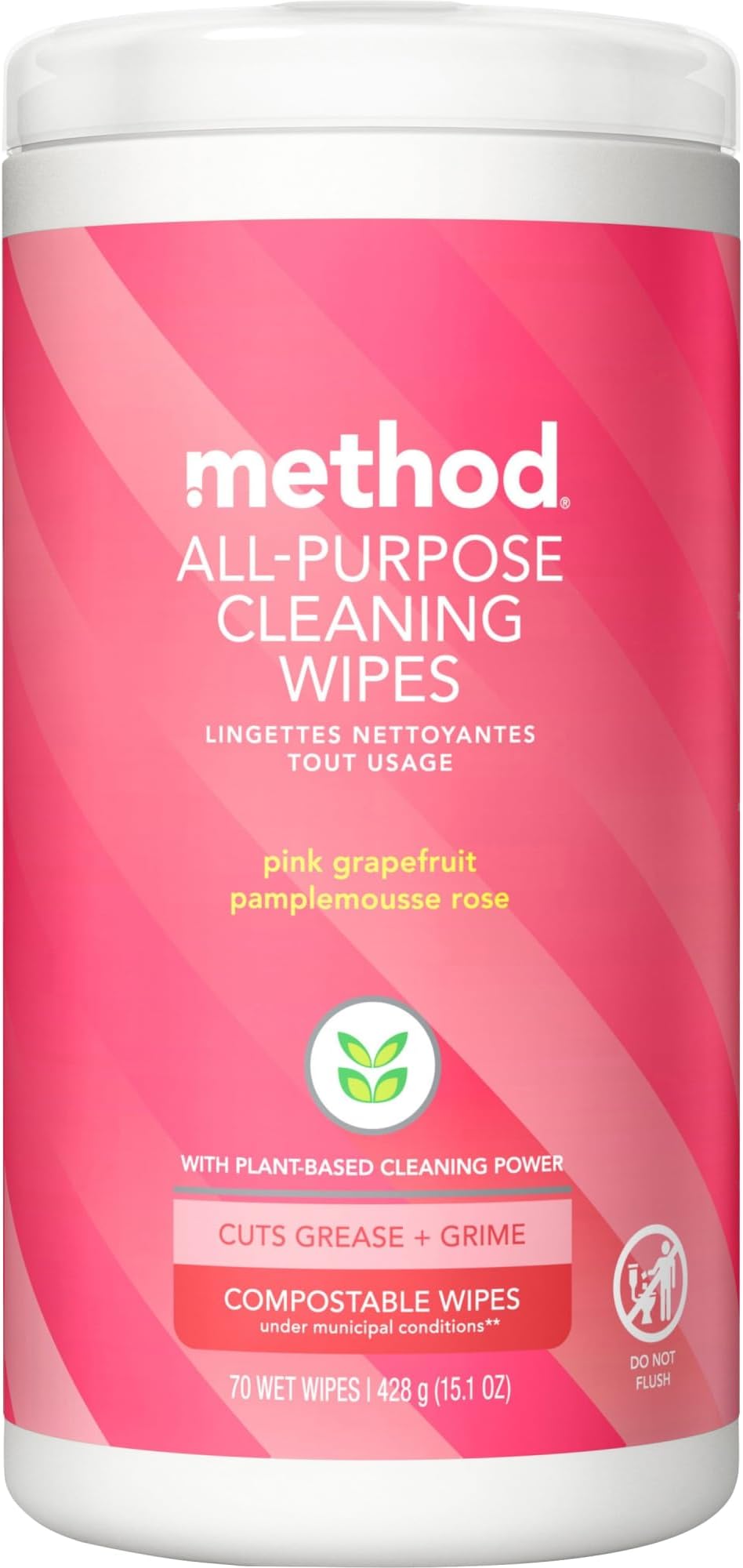 Amazon.com: Method All-Purpose Cleaning Wipes, Pink Grapefruit, Multi ...
