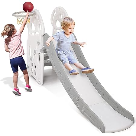 Amazon.com: Toddler Slide Large Play Climber Slide PlaySet with Extra ...